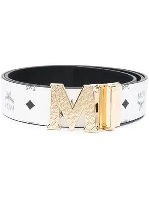 Mcm Claus Textured Reversible Belt