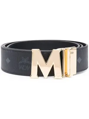 Mcm Claus Reversible Belt - Black