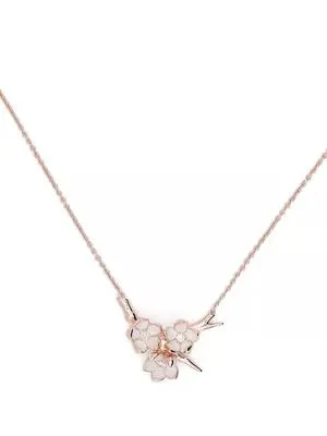 SHAUN LEANE Cherry Blossom Diamond Pendant Necklace - Pink