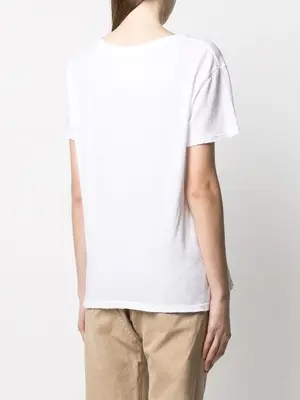 NILI LOTAN Brady Cotton T-shirt - White
