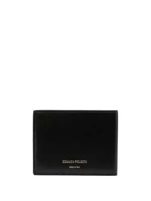 COMMON PROJECTS Logo Stamp Billfold Wallet - Black