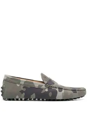 TOD'S Camouflage Pattern Driving Loafers