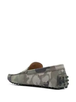 TOD'S Camouflage Pattern Driving Loafers