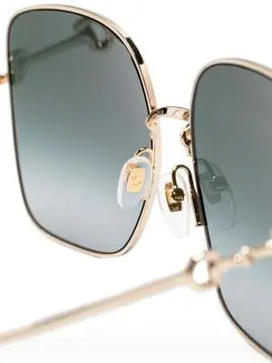 Gucci Horsebit Detail Square-frame Sunglasses