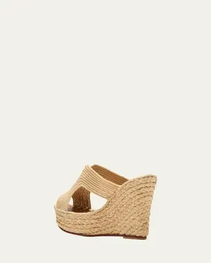 Carrie Forbes Lina Cutout Wedge Sandals