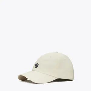 Tory Burch Logo Cap - Ivory Pearl