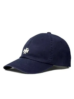 Tory Burch Tory Burch Logo Cap Navy Blue