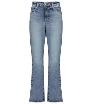 FRAME Le Drew High-rise Straight Jeans