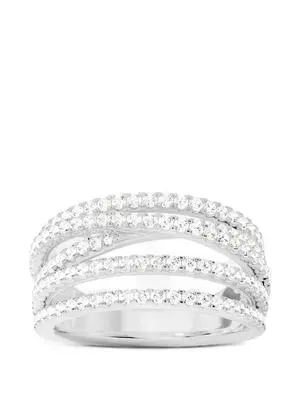 APM MONACO Croisette Five-hoop Ring - Silver
