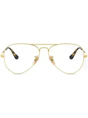 Ray-ban Aviator Eyeglasses - Gold
