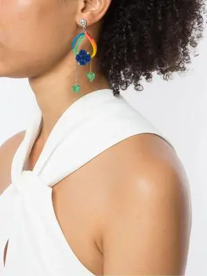 AMIR SLAMA Rainbow Dangle Earrings