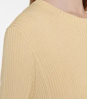 JIL SANDER Wool-blend Midi Dress