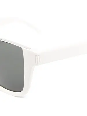 Saint Laurent Cut-away Square-frame Sunglasses