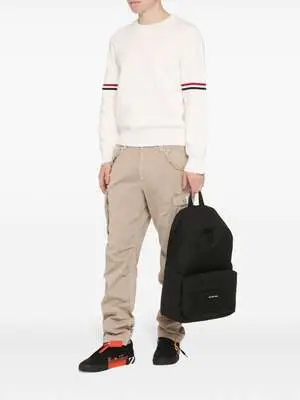 Thom Browne Milano Stitch Armband Jumper - White