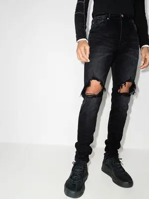 PURPLE BRAND Low-rise Slim Jeans