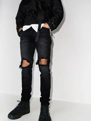 PURPLE BRAND Low-rise Slim Jeans