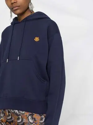 Kenzo Tiger Patch Cotton Hoodie