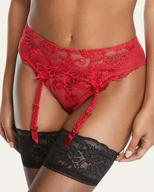 Lise Charmel Dressing Floral Suspender Belt - Dressing Solaire