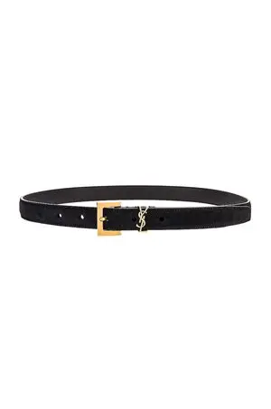 Saint Laurent Light Suede Belt