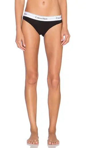 Calvin Klein Icon Cotton Modal Bikini - Black