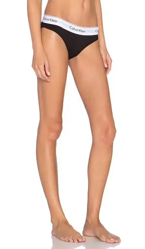 Calvin Klein Icon Cotton Modal Bikini - Black