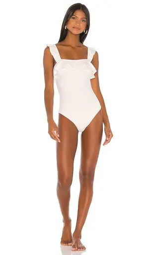 Eberjey So Solid Jane One Piece In White