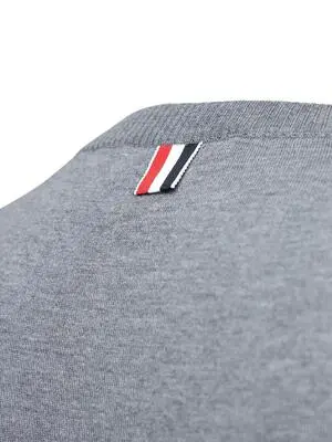 Thom Browne Intarsia Stripes Wool Knit Sweater