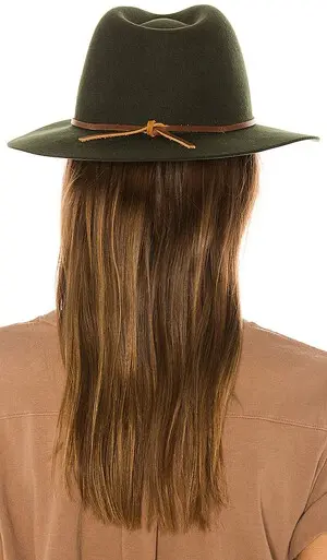 Brixton Wesley Fedora wool hat leather band miss green sz S unisex s-l400.jpg main image 4