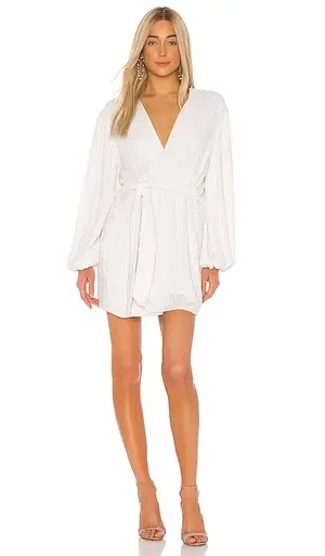 Retrofete Retrofete Gabrielle Robe In White.  Moonglow White