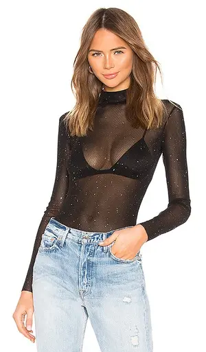 Superdown Zoie Mesh Bodysuit