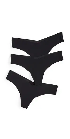 Commando Classic Thong 3-pack Black/black/black