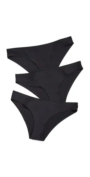 Honeydew Intimates Skinz Hipster Panty 3-pack - Black/black/black