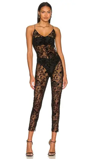 Norma Kamali Low Back Fara Slip Catsuit