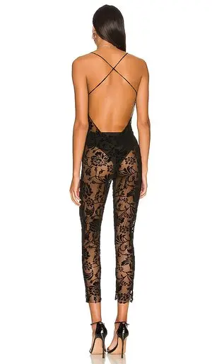 Norma Kamali Low Back Fara Slip Catsuit