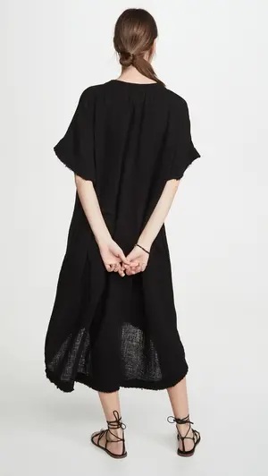 9seed Tunisia Cover Up - Black
