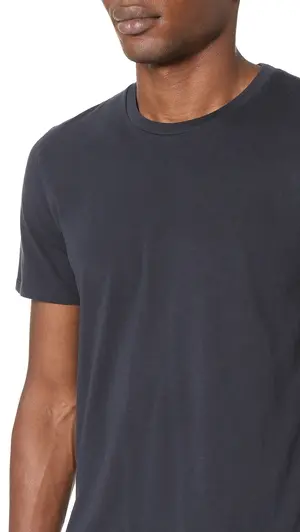 Vince Short Sleeve Pima Crew Neck Tee - Coastal