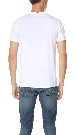 Vince Pima Crew Neck Tee - Optic White