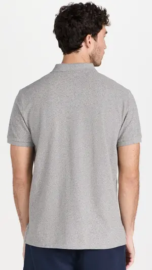 Polo Ralph Lauren Custom Slim Fit Iconic Mesh Polo - Canterbury Heather