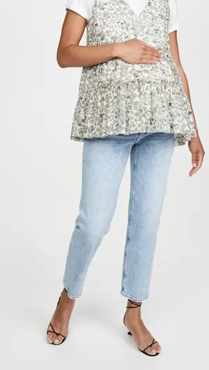 Paige Noella Straight Maternity Jeans