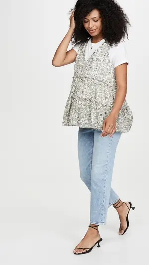 Paige Noella Straight Maternity Jeans