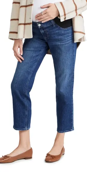 Paige PAIGE Noella Straight Maternity Jeans One-color