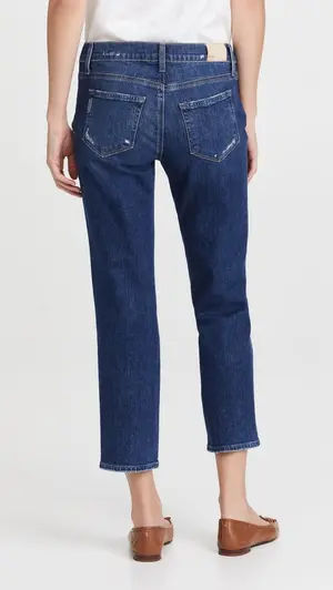 Paige Noella Straight Maternity Jeans - Roam