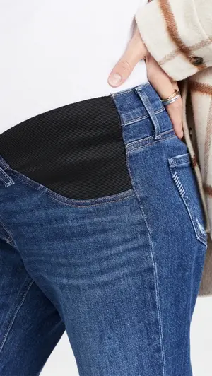 Paige Noella Straight Maternity Jeans - Roam