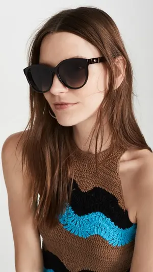 Gucci Logo Cat Eye Sunglasses