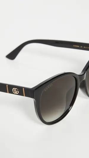 Gucci Logo Cat Eye Sunglasses
