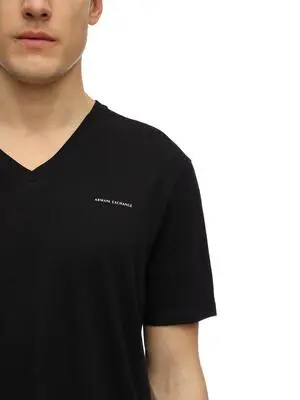 Armani Exchange Cotton T-shirt - Black