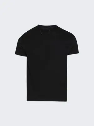 MAISON MARGIELA Short Sleeve Tee And Embroidery - Black