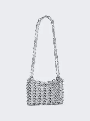 Rabanne Iconic Nano 1969 Bag - Silver