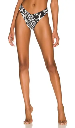 WeWoreWhat WeWoreWhat Delilah Bikini Bottom Black Multi