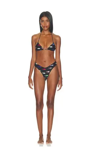 WeWoreWhat Delilah Bikini Bottom - Black